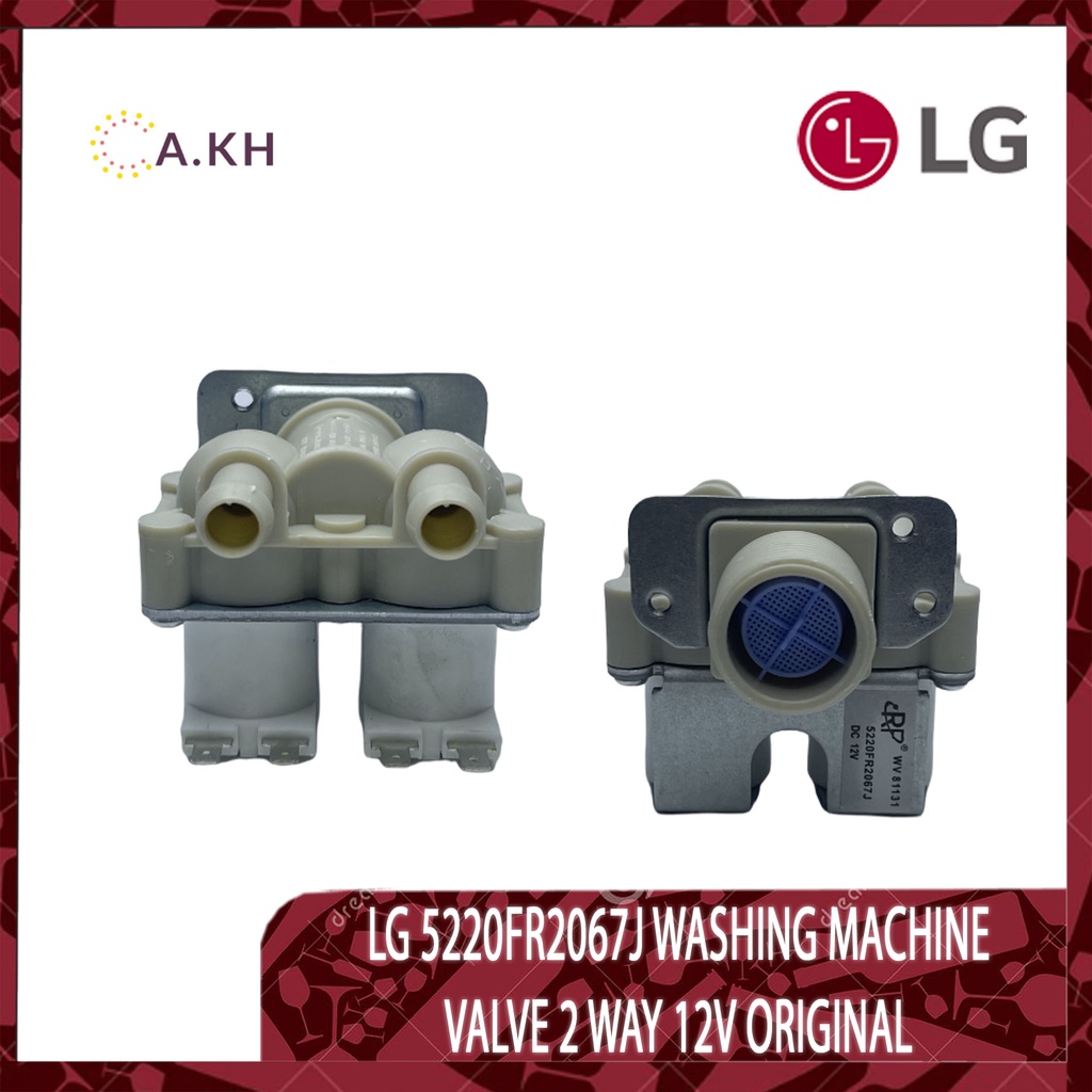 LG 5220fr2067j washing machine water inlet valve 2 way 12v Original ...