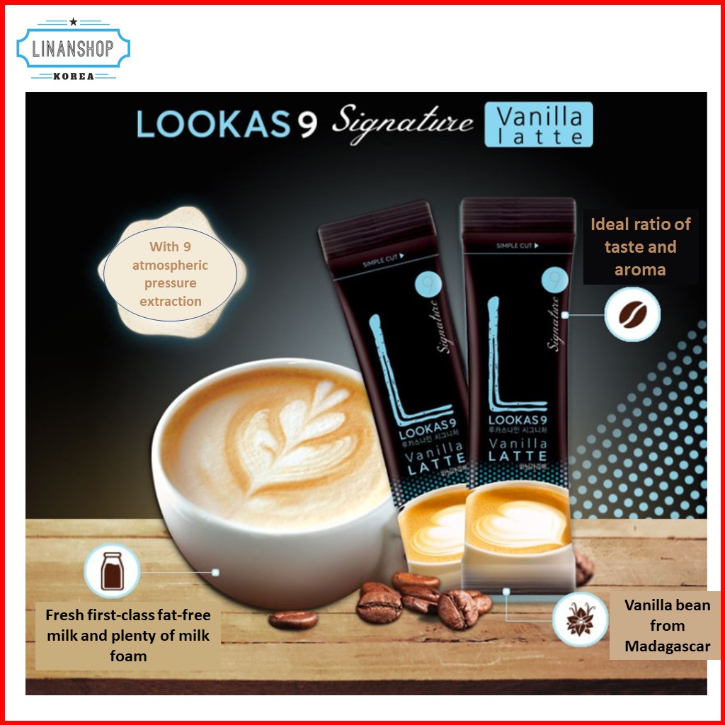 [KOREA] Lookas 9 5 sitcks /Maxim Kanu instant stick coffee / Latte ...