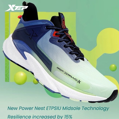 XTEP Dynamic Foam 2T 2022 Men Running Shoes Breathable Shock Absorption ...