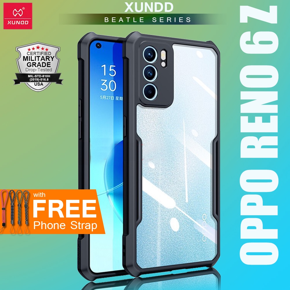 Xundd Beatle Clear Hybrid Shock Proof Armor Case for Oppo Reno 6 Z ...