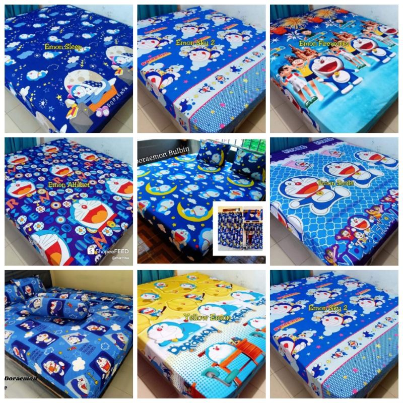 Washing doraemon Bed Sheet Warehouse // doraemon homemade Bed Sheet ...