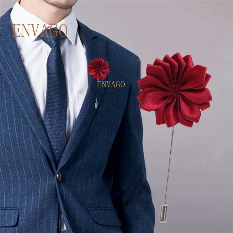 Men's Brooch Simple Groom Best Man Brooch Business Party Wedding Dress ...