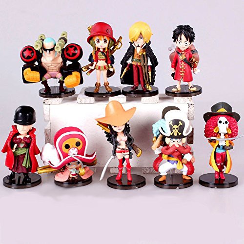 Anime One Piece Mini Action Figures Set of 9 (9CM) | Shopee Philippines