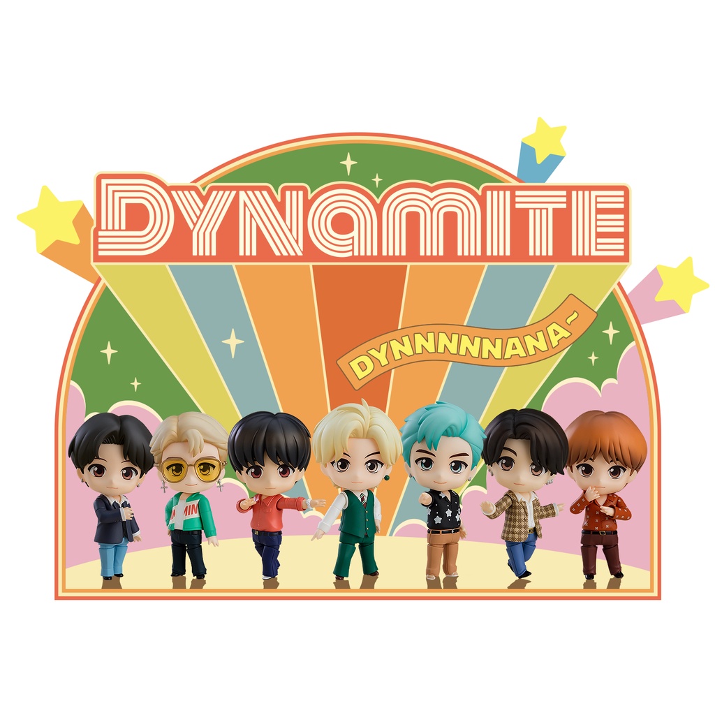 Nendoroid TinyTan BTS Jung Kook, Jimin, j-hope, Jin, RM, Suga, and V - Dynamite | Shopee Philippines