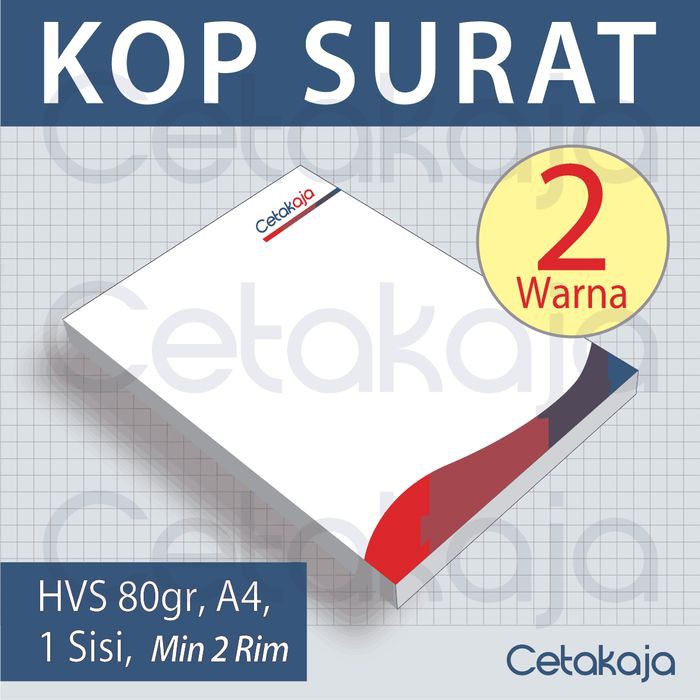 Create A4 LETTER KOP 2 Colors PER Hvs80 rim Print Corporate Identity ...