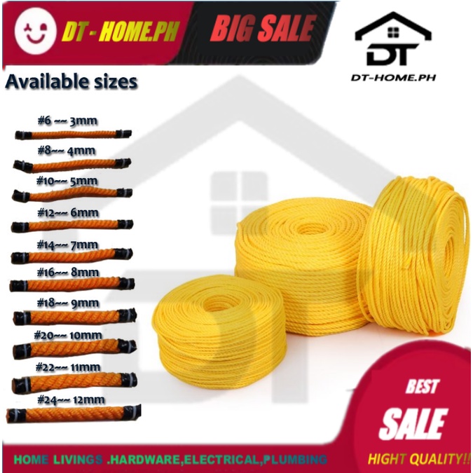 LOW price ---- HIGH QUALITY POLYETHYLENE ROPE/NYLON ROPE (200METERS) 3 ...