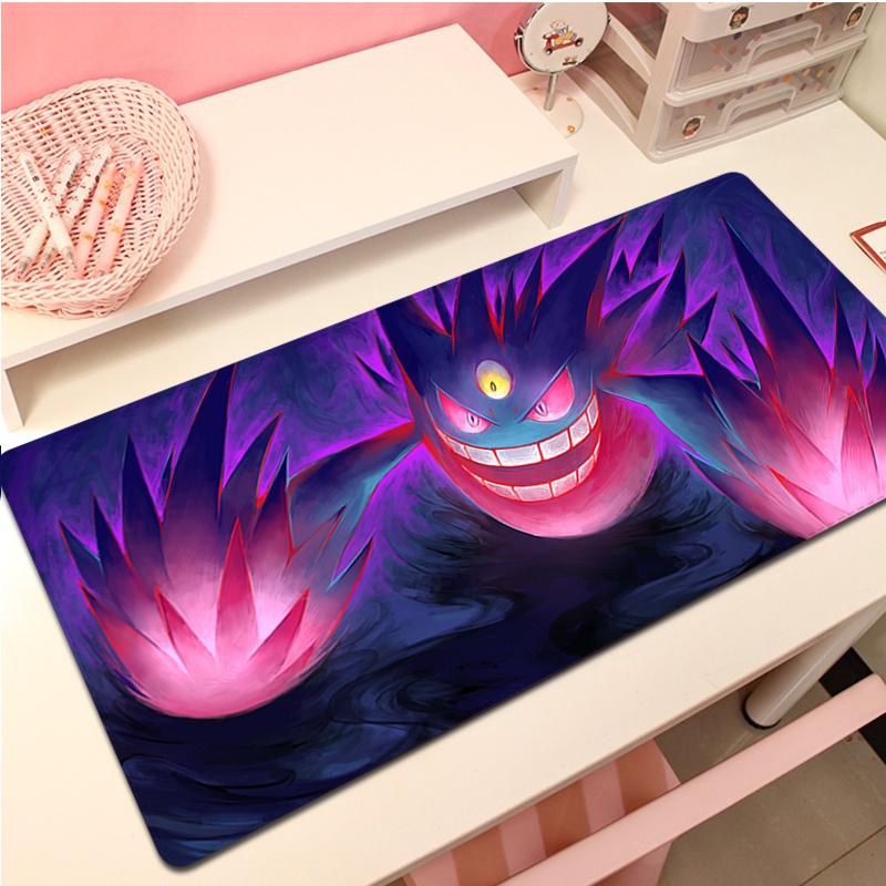 BANDAI Pokemon Cute Gengar Animation Thickened Mouse Pad Oversized ...