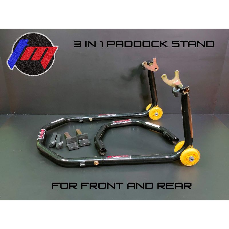 PADDOCK STAND 3 IN 1 FOR REAR AND FRONT ALL IN 1 | Shopee Philippines