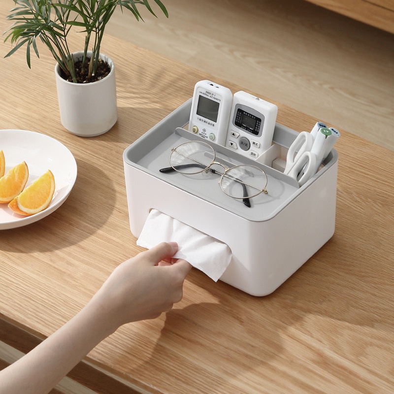 Japanese Style Storage Box Multi-functional Tissue Box | Shopee Philippines