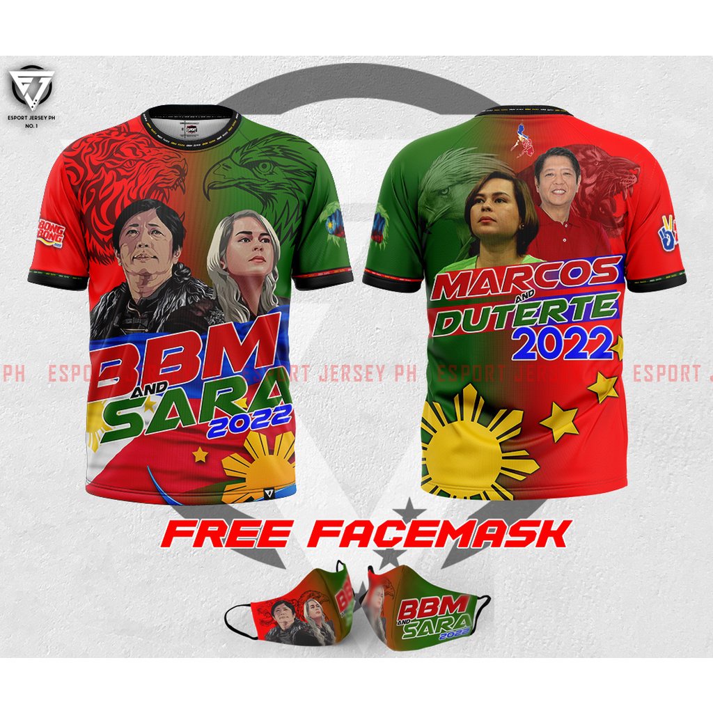 BBM SARA DUTERTE and BONGBONG MARCOS TSHIRT | Shopee Philippines