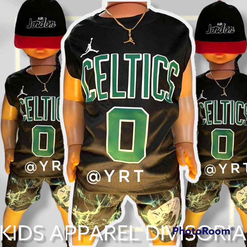 TRENDY JERSEY SANDO AND SHORT TERNO SETS FOR KIDS 1-10 YRS (BAG AND CAP ...