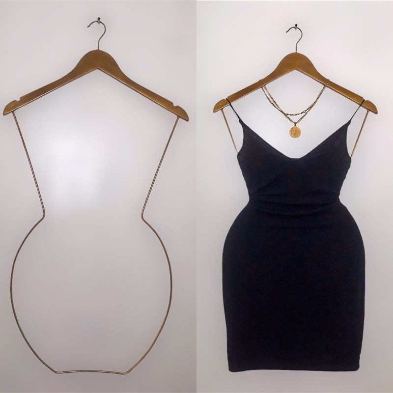 OVAL BODY SHAPE HANGER SWIMSUIT SEXY DRESS HANGING DISPLAY ORGANIZER ...