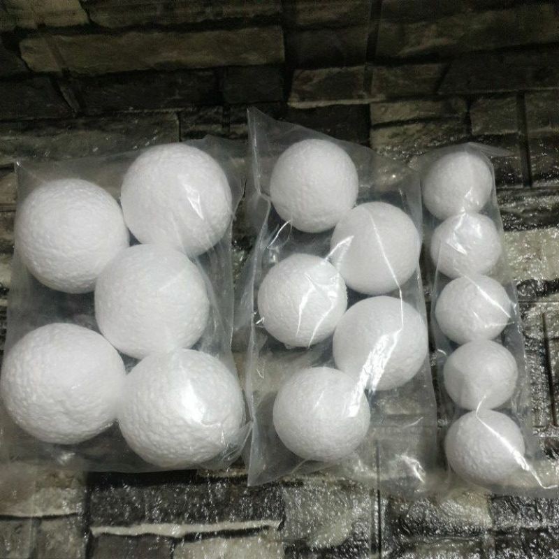 Styro Ball in Pack of 5 (1 1/2, 2, 2 1/2) | Shopee Philippines
