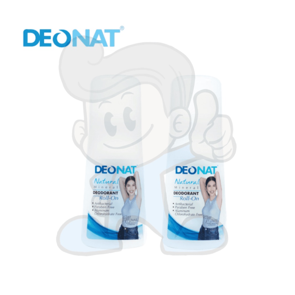Deonat Natural Mineral Deodorant Roll-On (2 x 65g) | Shopee Philippines