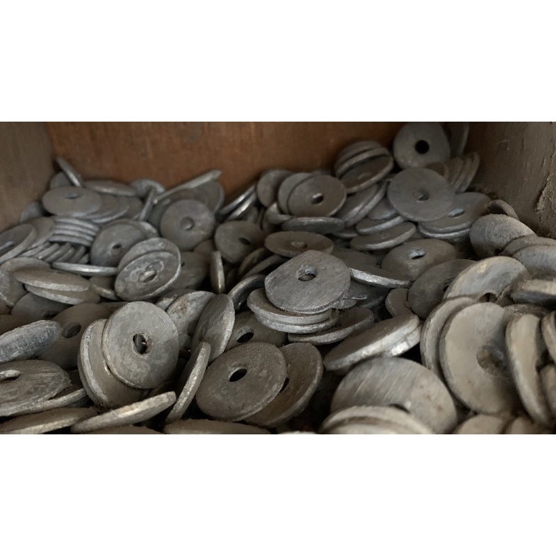 Lead washer marine sea sipa washer tingga takyan 1/2kilo | Shopee ...