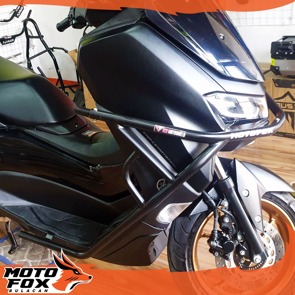 NMAX V2 | V2.1 Full Crash Guard - Red Motoshield | Shopee Philippines