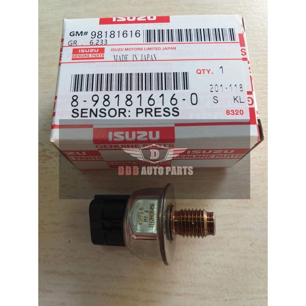 Injector Rail Sensor ISUZU D-MAX Small Thread Original Quality Product ...