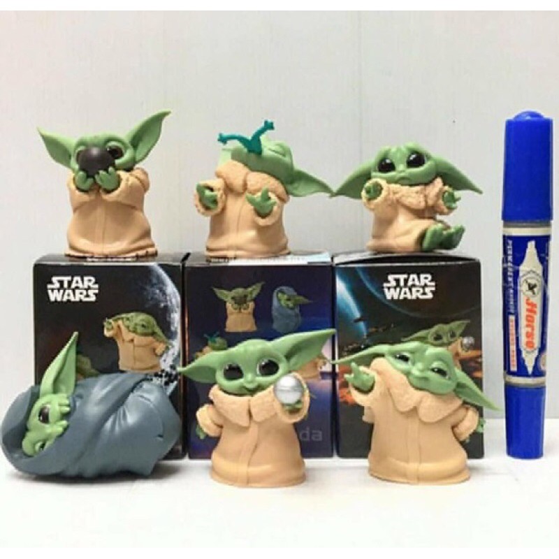 BABY YODA SET (6pcs) | Shopee Philippines