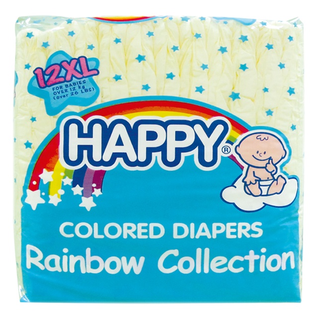 Happy Diaper Colored Yellow XL | Shopee Philippines