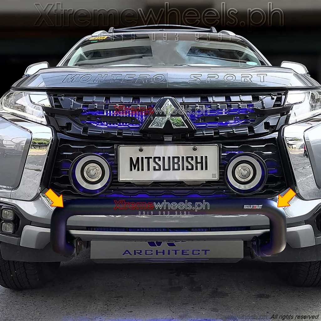 Montero 2016 - 2025 Front Bumper Nudge aluminum Coated Steel ( Montero ...