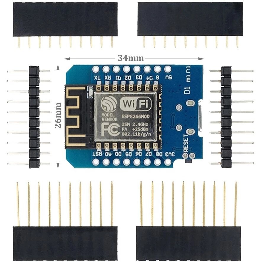 Circuitrocks Esp8266 Esp-12E Esp-12F Ch340G Ch340 V2 USB Wemos Mh-Et Live D1 Mini Esp32/Esp-32 ...