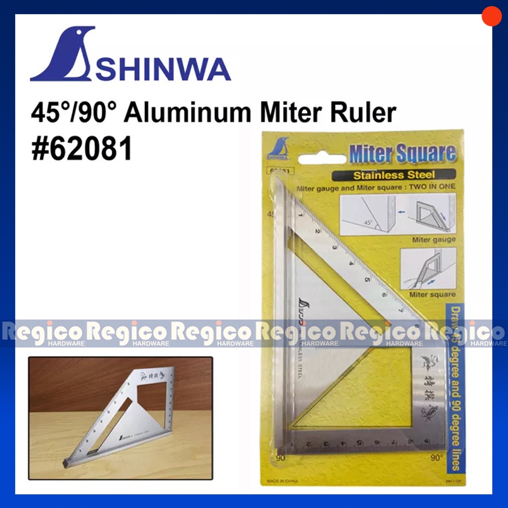 Shinwa Miter Ruler #62081 Regico Hardware | Shopee Philippines