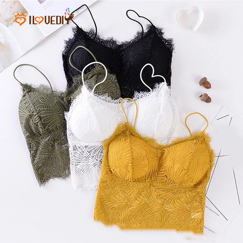 [Women Soft Comfortable Daily Basic Bras] [Women Breathable Flower ...