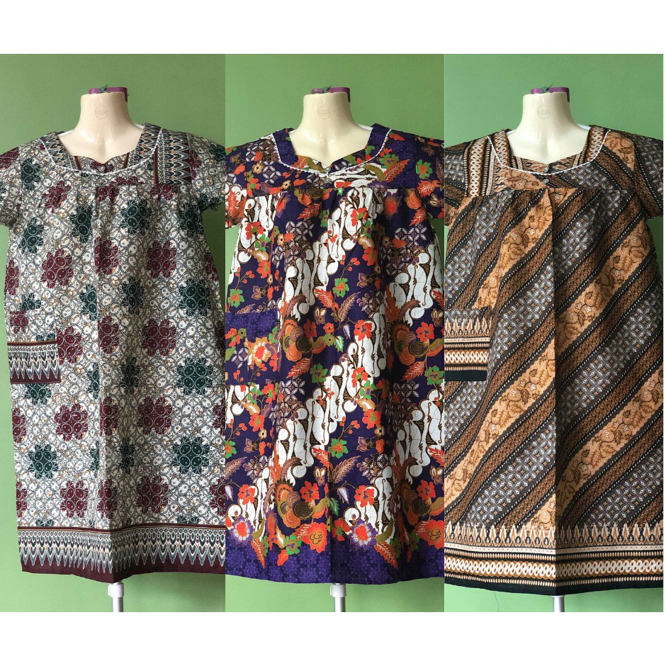 COTTON Batik Daster Pambahay Petalneck (Oracle-Plush-Slant) | Shopee ...