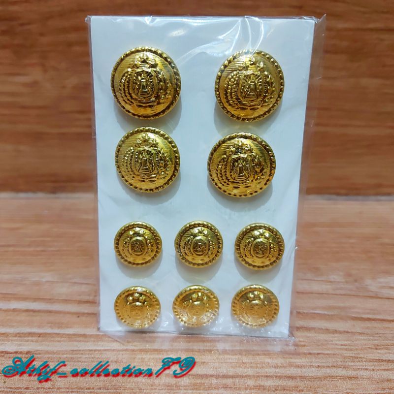 Polri PDU Buttons One Set of Police PDU Buttons | Shopee Philippines