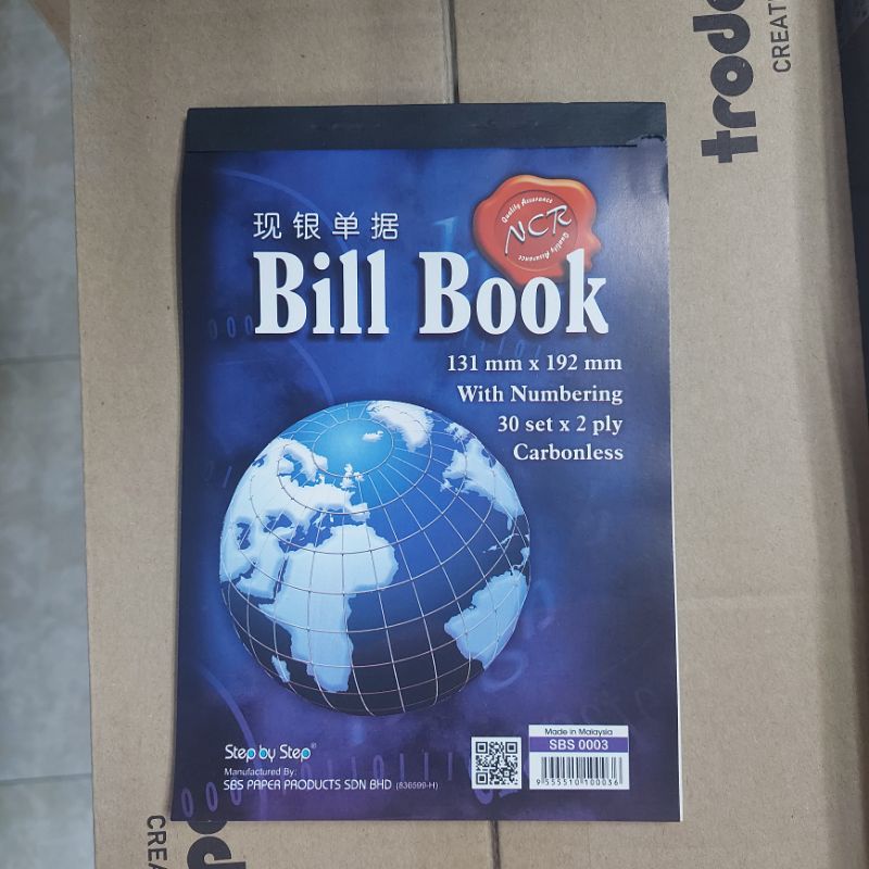 BILL BOOK 2 PLY SBS (30 SET x 2 ply/carbonless) | Shopee Philippines
