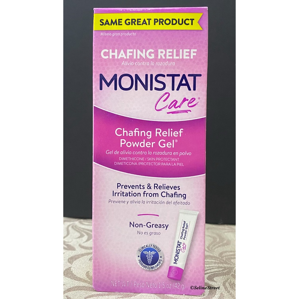 Monistat Care Chafing Relief Powder Gel, Anti-Chafe Protection 42g (Exp ...