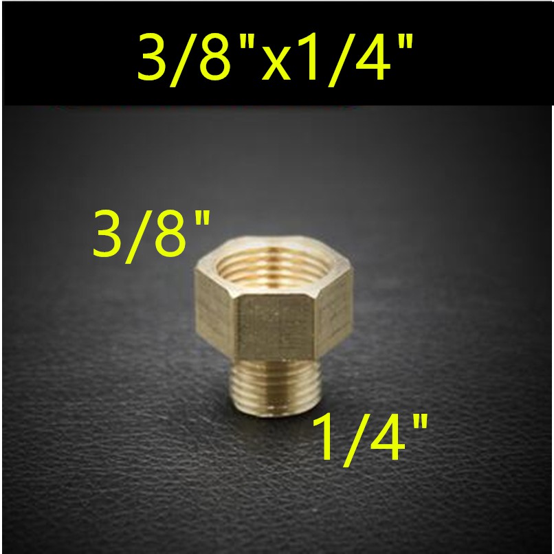 1pcs G1/8" 1/4" 3/8" 1/2" Male to Female Thread Brass Pipe Connectors Brass Coupler Adapter OTO ...