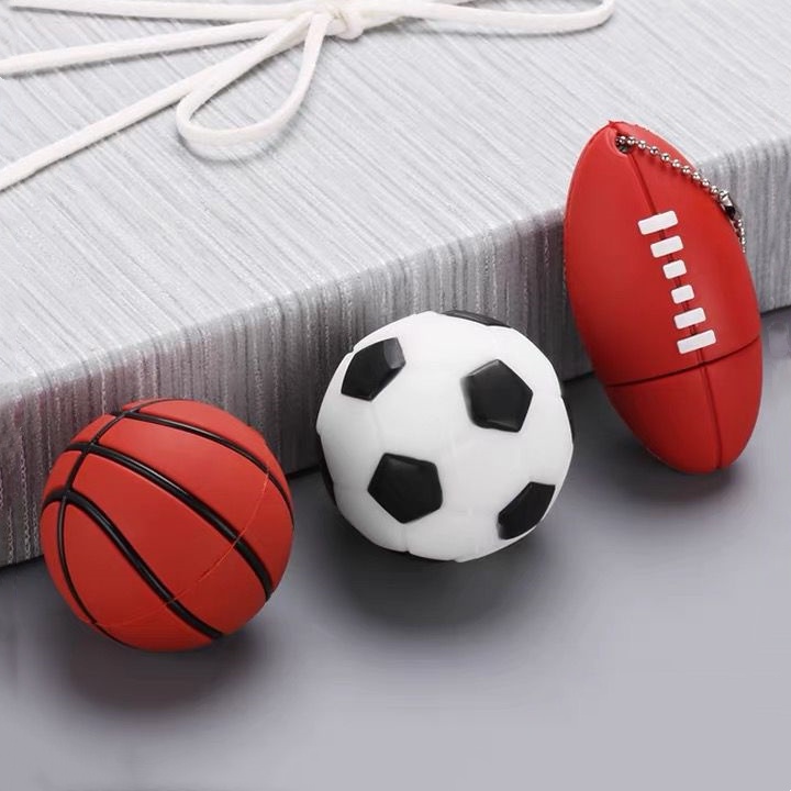 2022 Soft Silicone New Cartoon Football Rugby Basketball USB2.0 High ...