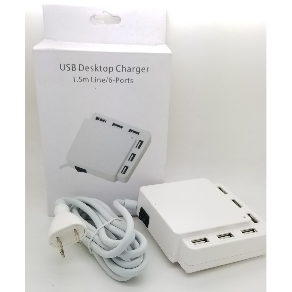 PERSONALIZED USB Desktop Charger with Print (30 pieces) | Shopee ...