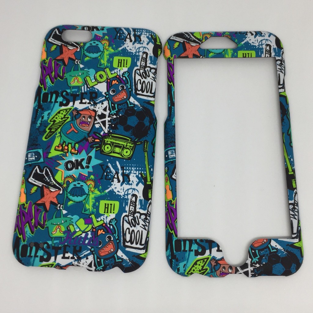Case Kutis Iphone 6 6s (Monster Pattern) New Arrival With Front-Back ...