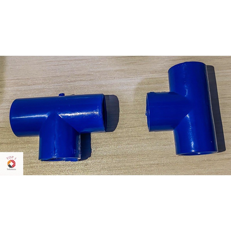 PVC Tee 1/2” (Blue) | Shopee Philippines