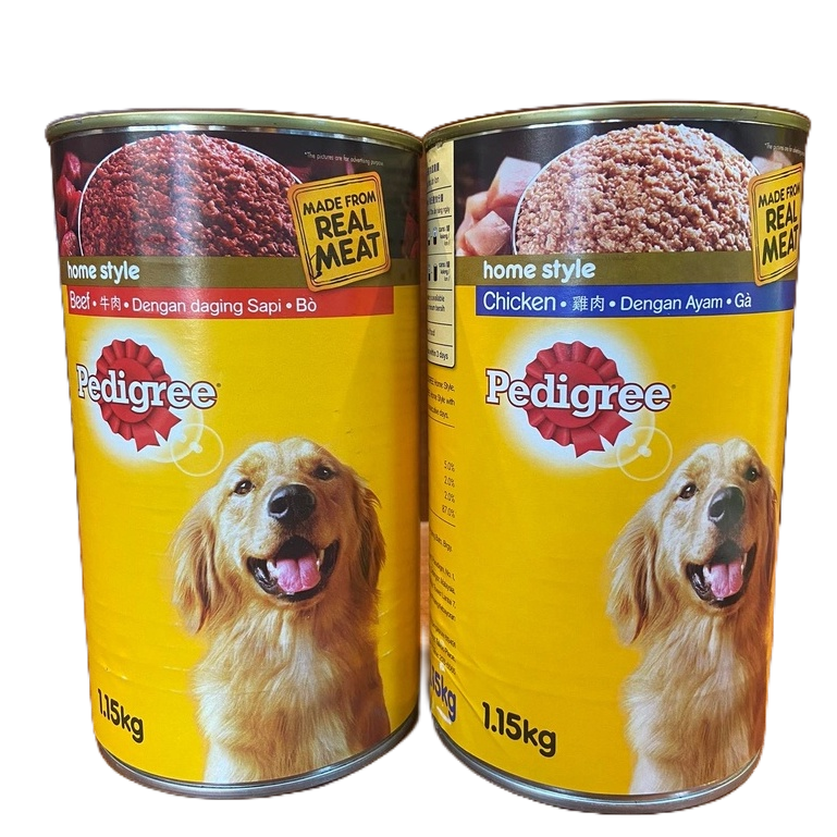 Pedigree Beef Wet Dog Can Food 1.15kg Dog Essentials 24/7 Pet Shop ...