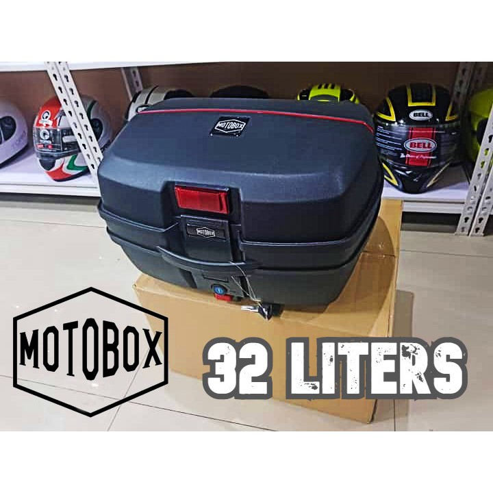 Motobox 32 Liter box and 45 Liter box with cargo spoiler not sec 32 ...