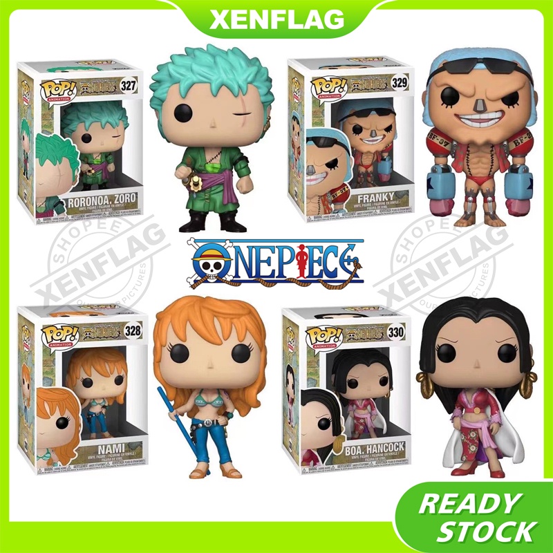 funko pop one piece zoro/nami/franky/hancock vinyl action figure ...