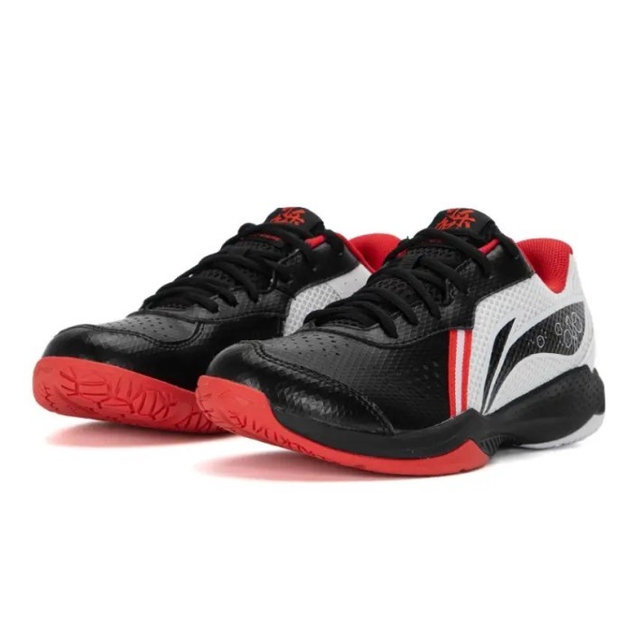 Li-ning Badminton Shoes/LiNing AYTS020 Lei Ting Lite Black White ...