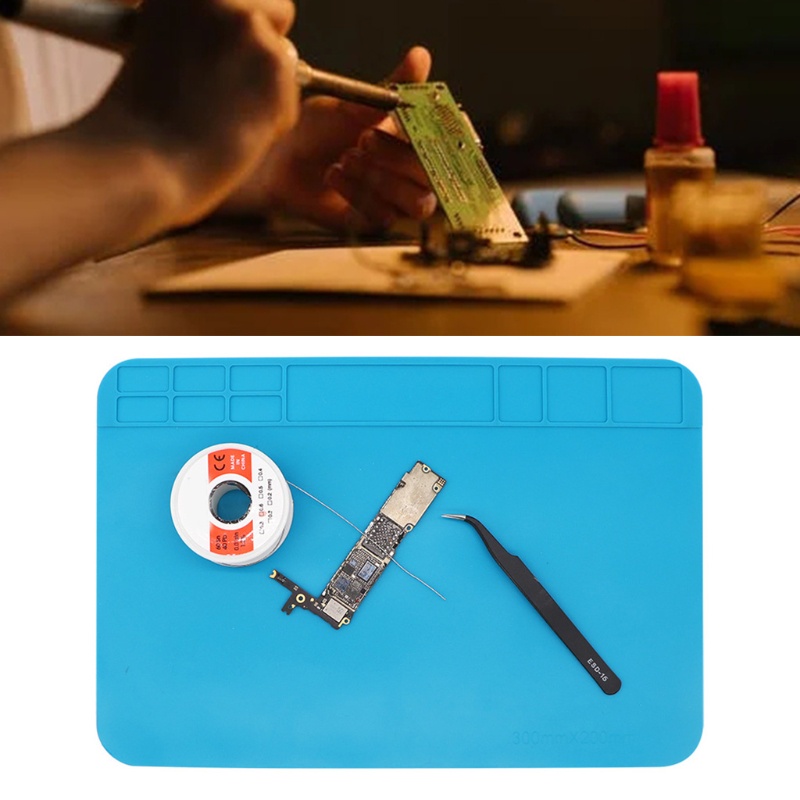 OUT Multifunction Soldering Mat Heat Resistant Pad 932°f Silicone ...