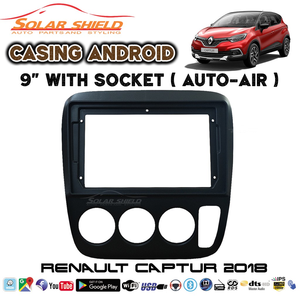Renault Captur 2018 9'' Android Casing (With Socket) | Shopee Philippines