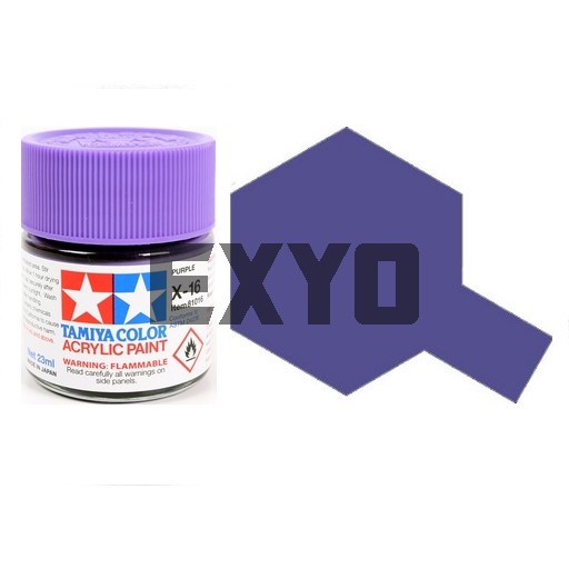 Tamiya Acrylic X16 Purple 23ml Gundam Paint Model Kit | Shopee Philippines