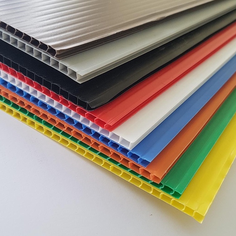 Pp Corrugated Plastic Cardboard Sheet Uk 50x75 cm (5mm Thick) | Shopee ...
