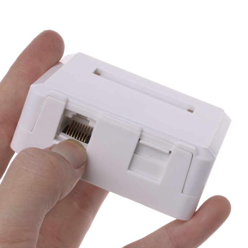 Desktop for JB Dual-port Panel Ethernet Cable Junction Box with 2 Cat6 ...