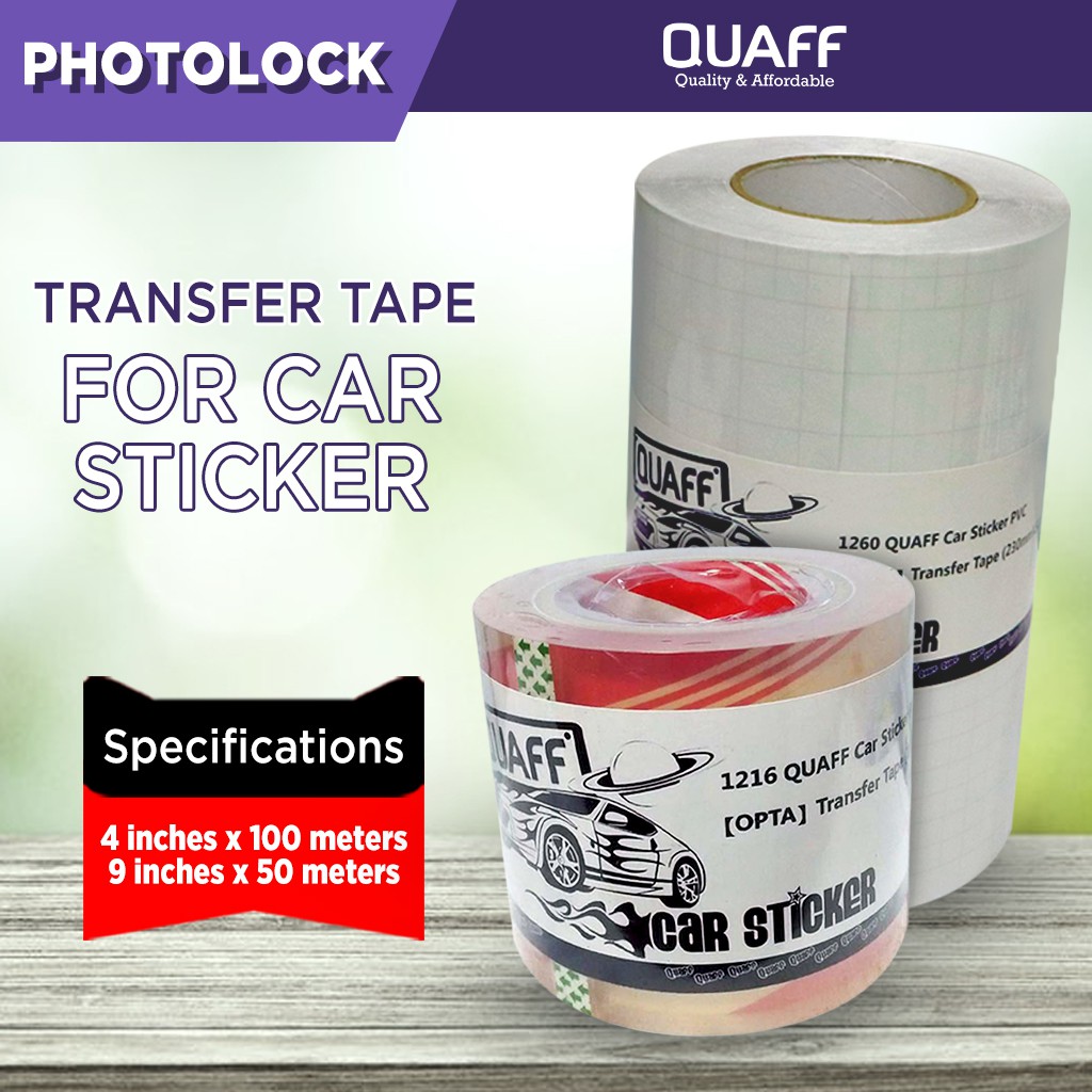 QUAFF Car Sticker Transfer Tape || Transfer Tape For Car Sticker ...