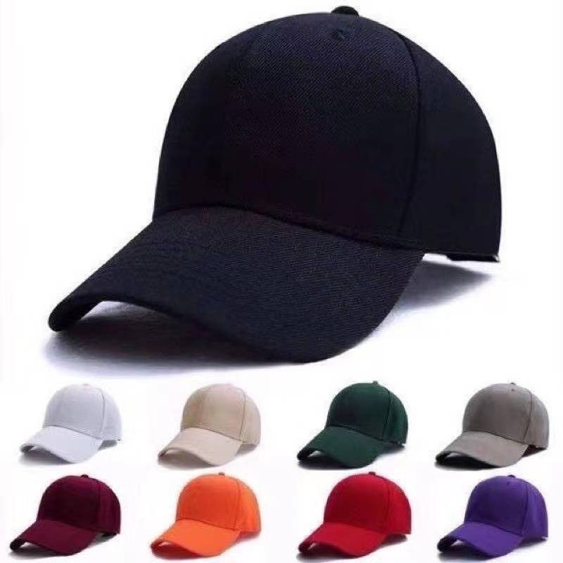 Simple Studio Unisex Korean Plain Baseball Cap good quality Unisex ...