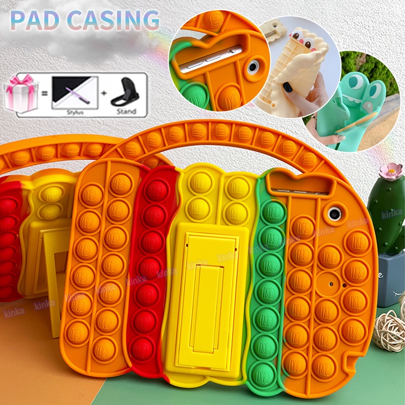 Kids Safe Cute Cartoon 3D Silicone Hambergur Dinosaur Biscuit Bear Food ...