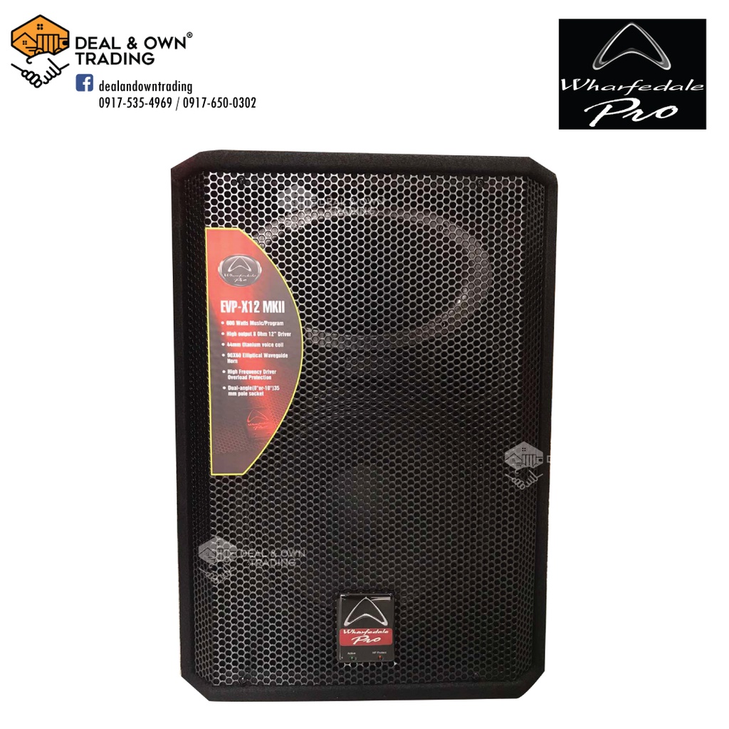 Wharfedale EVP-X12 MKII 12 inches 2 Way 300RMS | Shopee Philippines