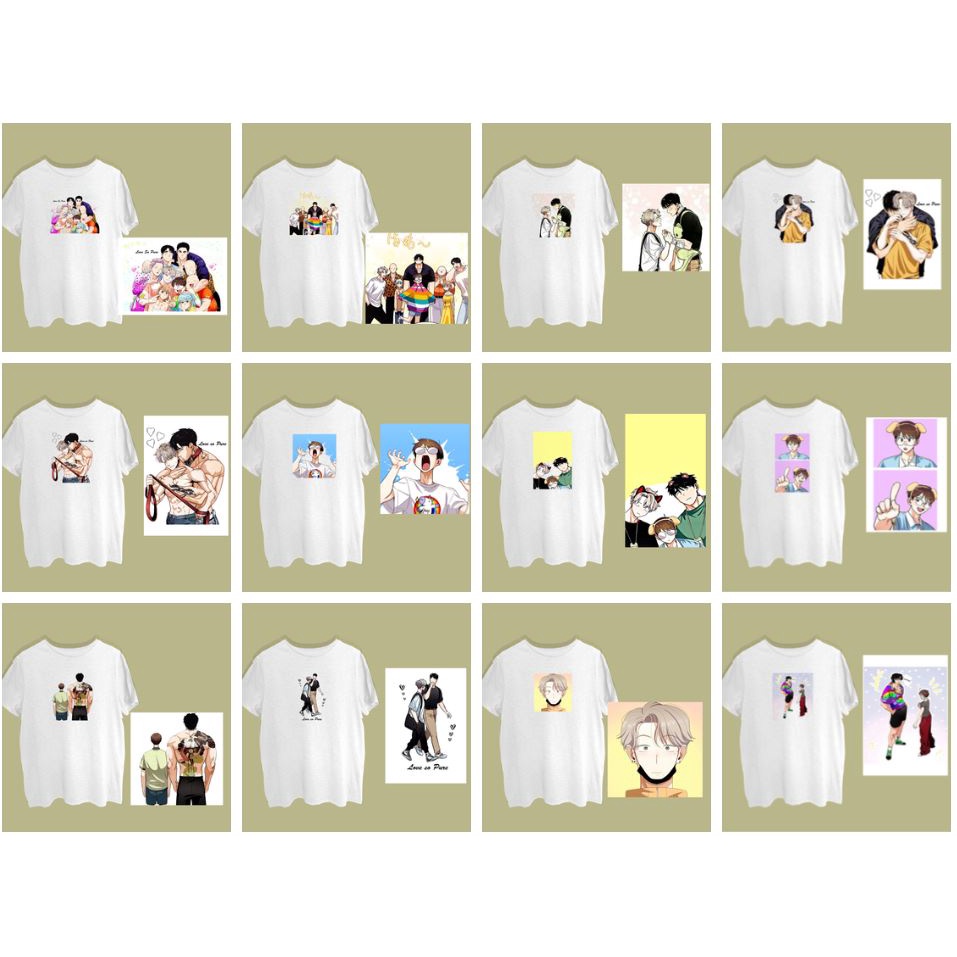 Manhwa Shirt | Love So Pure | Sublimation | Shopee Philippines